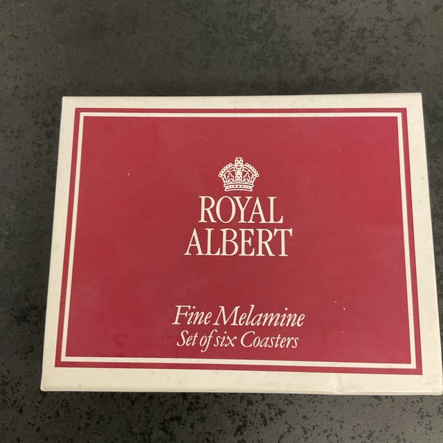 SET OF 6 Vintage Royal Albert Old Country Roses Drinks Coasters - Boxed ...