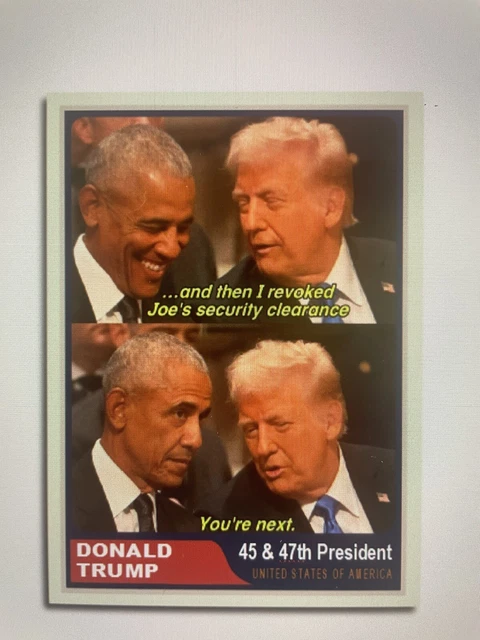 DONALD TRUMP 2025 Team Trump” Custom ACEO Card Your Next £5.81 ...