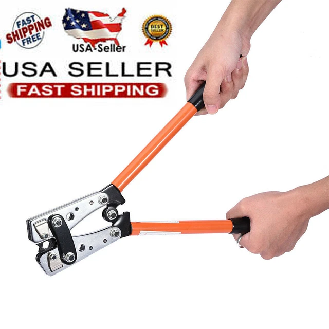CABLE LUG CRIMPER Cu/Al Terminal Plier Orange Wire Terminal CrimperTool ...