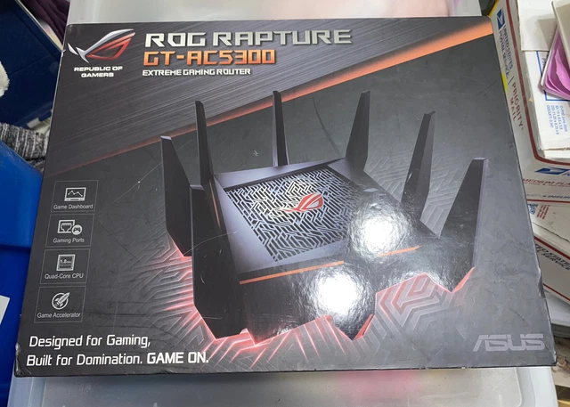 ASUS ROG RAPTURE GT-AC5300 Wireless Tri-Band Gaming Router $100.00 ...