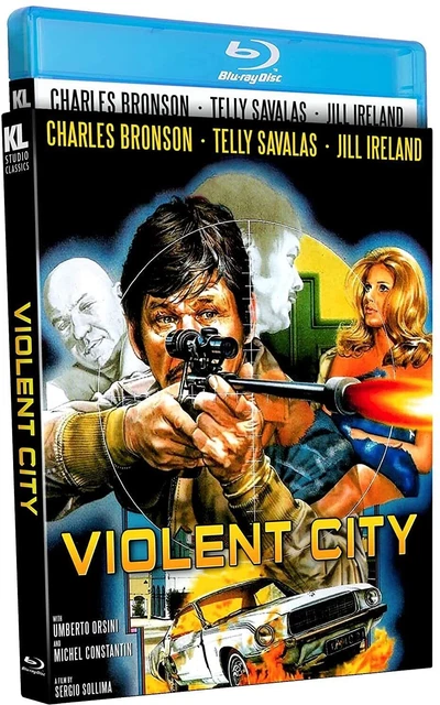 VIOLENT CITY (BLU-RAY) Charles Bronson Telly Savalas Jill Ireland ...