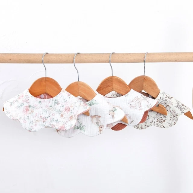 DROOLING BIB BREATHABLE Newborns Burping Cloth Mouth Wipe Cloth 6-Layer ...