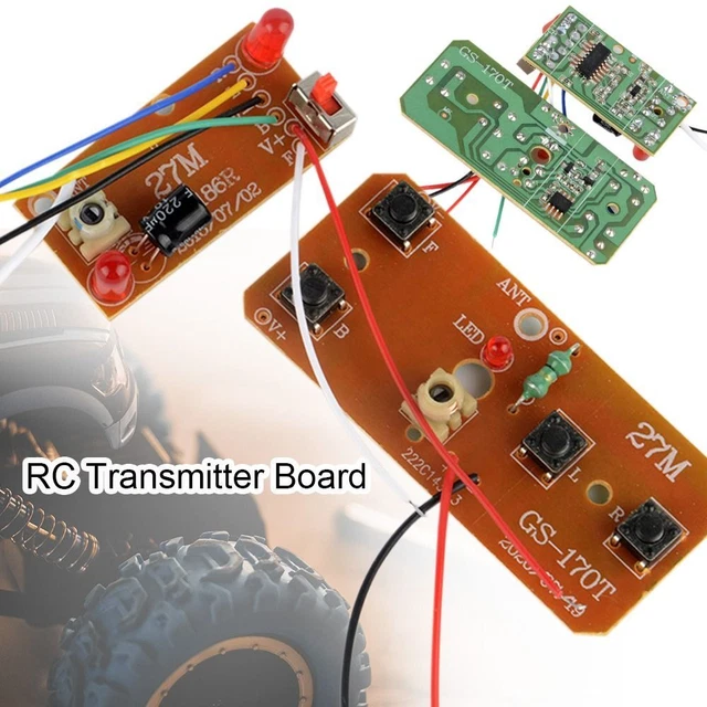 2PAIR 27MHZ RC Control Board PCB Transmitter Receiver Board Toy Car EUR ...