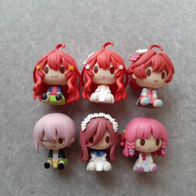 LOTTO 6 MINIFIGURE Quintessential Quintuplets Ichika Nino Miku Itsuki ...