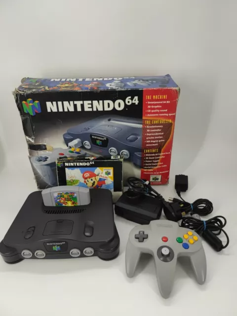 Nintendo N64 Super Mario 64 Console Boxed Pal Uk Eur 169 47 Picclick Fr