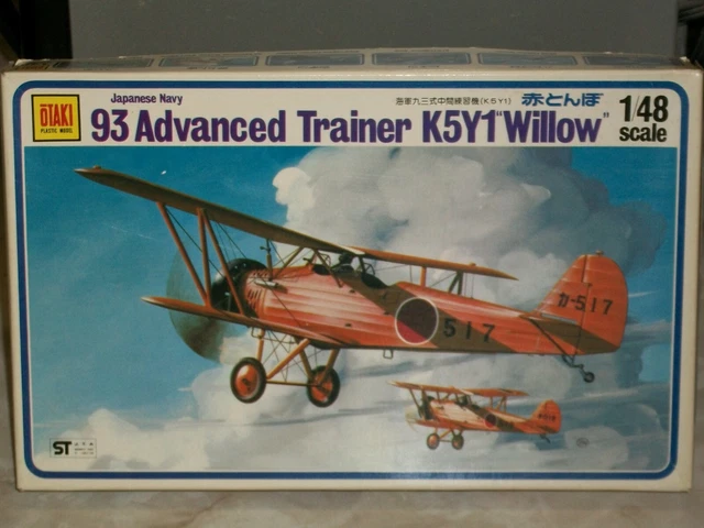 OTAKI 1/48 SCALE Japanese Navy Type 93 Advanced Trainer K5Y1 "Willow" £ ...