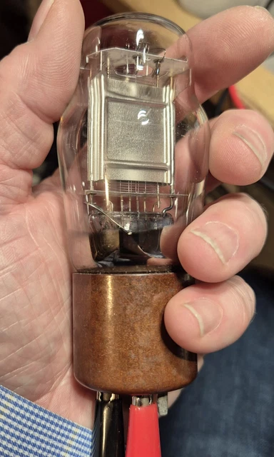 3A-110A 3A/110A CV1664 Directly heated triode. Looks New, Filament Good ...