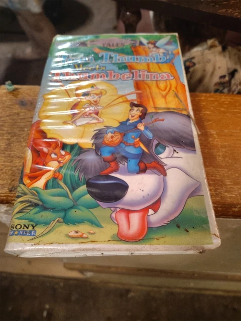 ENCHANTED TALES: TOM Thumb Meets Thumbelina VHS Tape (VINTAGE) £4.07 ...