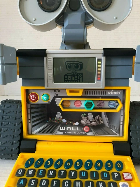 DISNEY PIXAR VTECH Wall-E Learning Laptop Educational Computer Tested ...