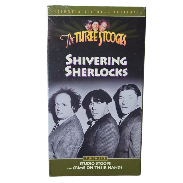 THE THREE STOOGES: Shivering Sherlocks (VHS 1993) Slapstick Comedy £8. ...