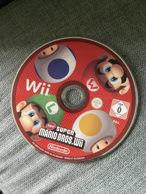 NINTENDO WII GAME New Super Mario Bros - DISC ONLY - GC - PAL £12.00 ...