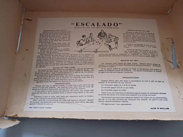 ANTIQUE HORSE RIDING Game Escalado Chad Valley 1930s £65.00 - PicClick UK