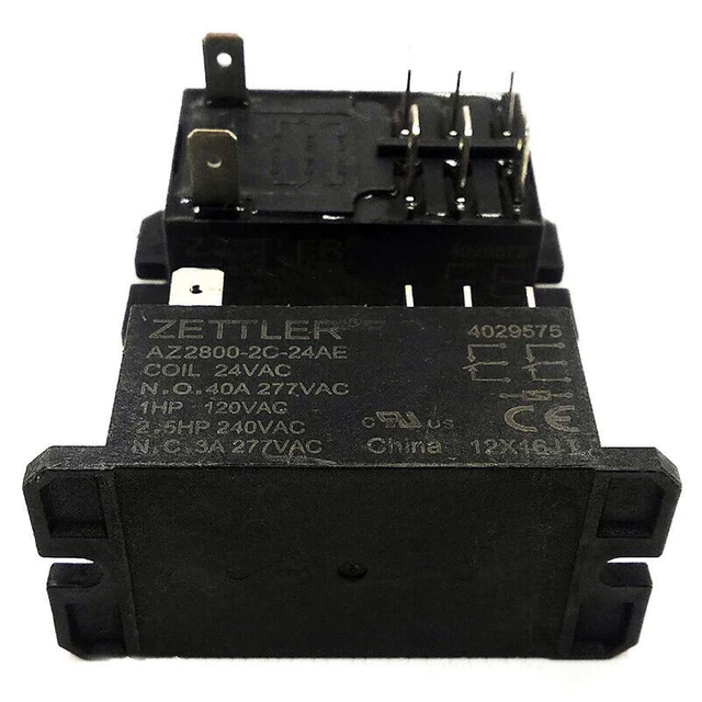 2PCS ZETTLER AZ2800-2C-24AE 24VAC Power Relay 8Pins 40A 277VAC #E2 $31. ...