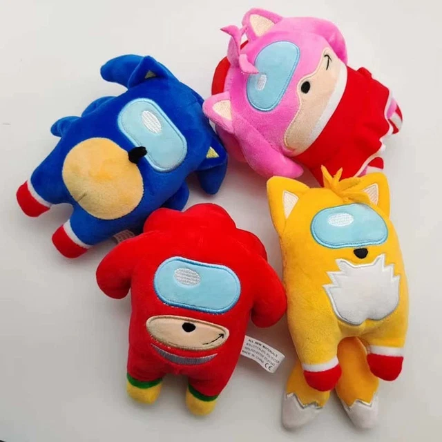 SONIC THE HEDGEHOG Among Plushie Stuffed Games Plush Toy Tails Amy UK £ ...