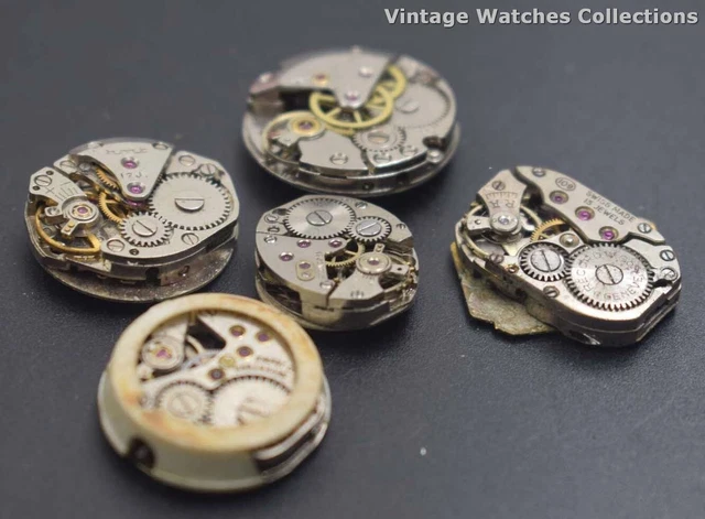 VINTAGE MIX NON Working Winding Watch Movement For Parts O-25168 $39.99 ...