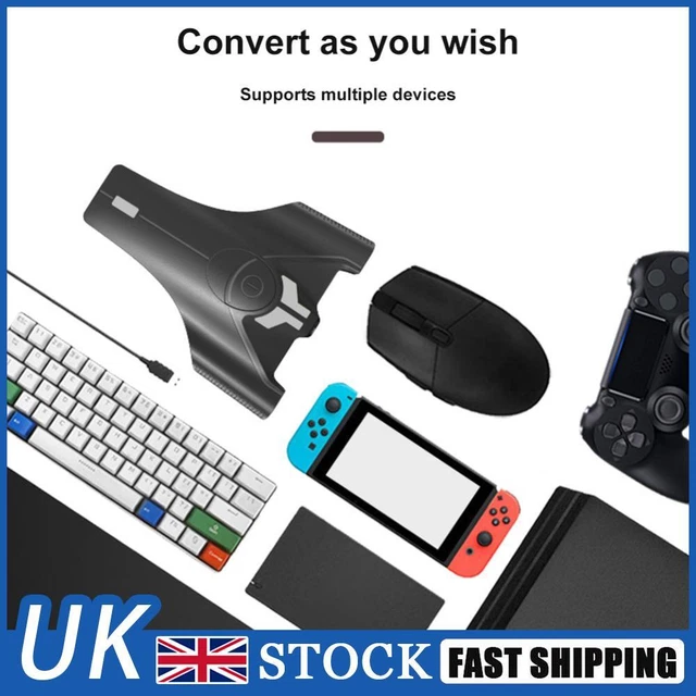 MICE CONVERTER SWITCH Combo Gamepad Gaming Hand Keyboard for Switch ...