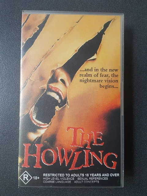 THE HOWLING VHS 1981 Horror Video Cassette Werewolf R18+ £81.98 ...