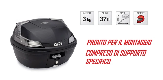 B37NT GIVI TOP Case 37LT Pour SUZUKI BURGMAN EXECUTIVE 650 2019 EUR 201,14 - PicClick FR