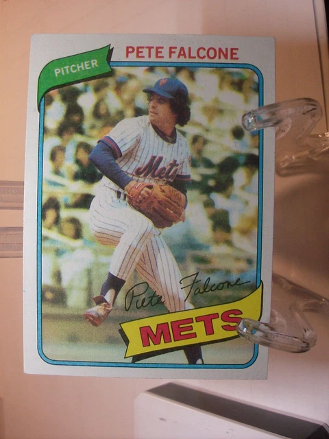 1980 TOPPS BASEBALL Card #401 - Pete Falcone - New York Mets (95266 ...