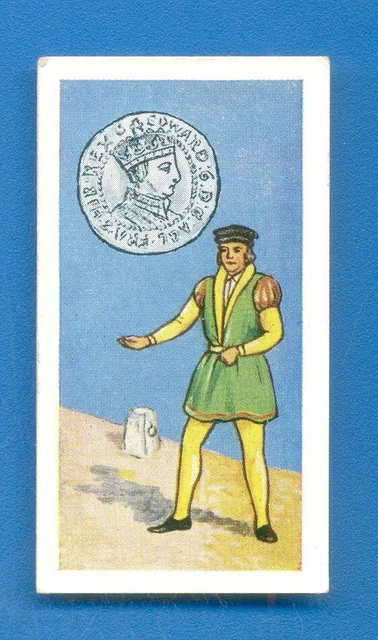 BRITISH COINS AND COSTUMES.No.15.GROAT OF EDWARD VI.UNKNOWN TRADE CARD ...