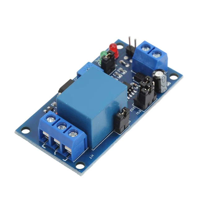 TIME DELAY RELAY Module 5V PCB Timing Vibration Alarm Controller Board ...