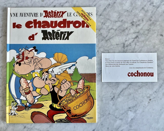LE CHAUDRON D’ASTERIX:PUB Cochonou Complet Ticket Gagnant Craquant Neuf ...