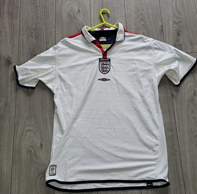 ENGLAND FOOTBALL SHIRT 2003 - 2005 Home Reversible Mens Size Large £20. ...