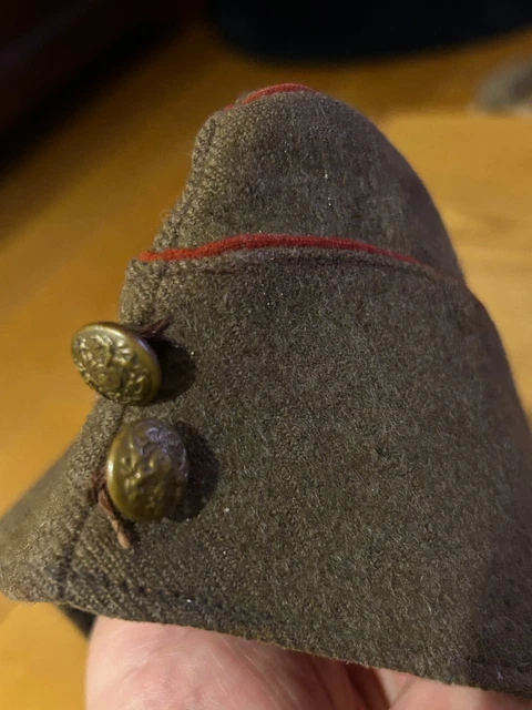 ORIGINAL UNTOUCHED BRITISH WW1 Victorian era Army Side Cap Hat Uniform ...