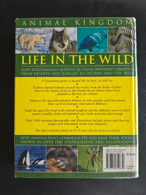 ANIMAL KINGDOM: LIFE in the Wild - How Wild Animals Survive - Hardcover ...