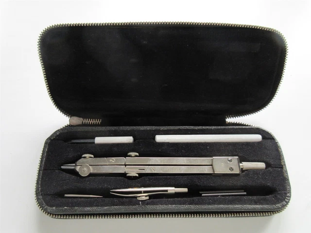 VINTAGE KIN ARCHITECTURAL Compass Drawing Set Made In Czechoslovakia ...