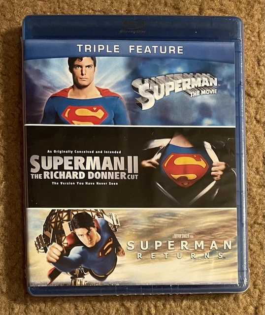 DC SUPERMAN TRIPLE Feature Blu-Ray Neuf Superheroes DC Comics EUR 9,18 ...