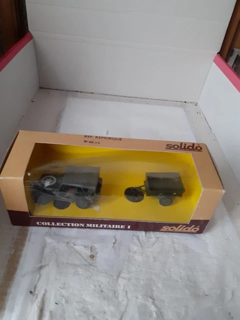 SUPERBE JEEP WILLYS MB 201 bâchée remorque Batam US Army France 1944 Solido 1/43 EUR 7,00 ...