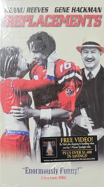 &THE REPLACEMENTS& (VHS) - Keanu Reeves Gene Hackman £6.50 - PicClick UK