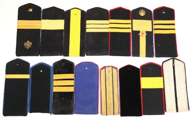 PRE 1956 SOVIET Russian Army Epaulette Rank Insignia .KGB ,INFANTRY etc ...