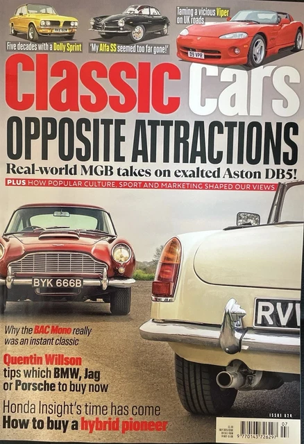 CLASSIC CARS MAGAZINE - Issue 624 - May/June 2025 - New £6.49 - PicClick UK
