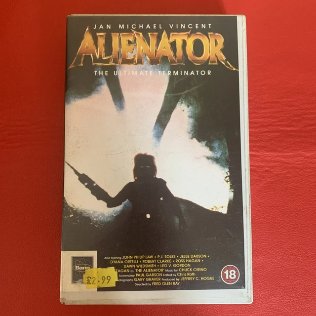ALIENATOR BIG BOX EX RENTAL VHS VIDEO TAPE jan Michael Vincent,prism Label £13.97 - PicClick UK