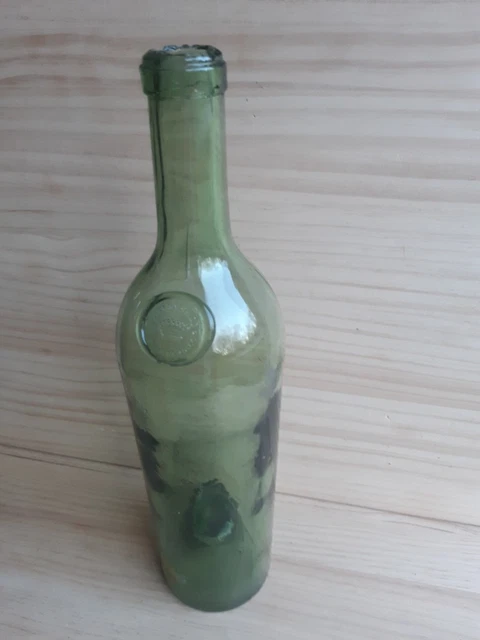 BOUTEILLE ANCIENNE VERRE soufflé sceau Chateau Orfrassière indre et ...