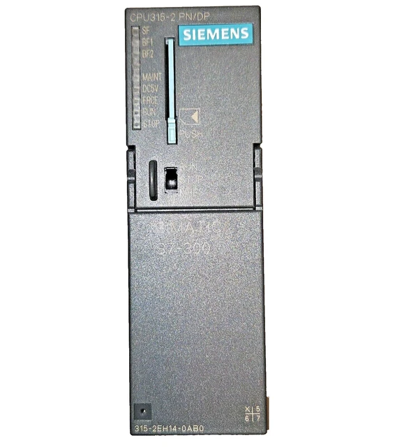 SIEMENS SIMATIC S7-300 CPU 315-2 PN/DP Zentralbaugruppe 6ES7315-2EH14 ...