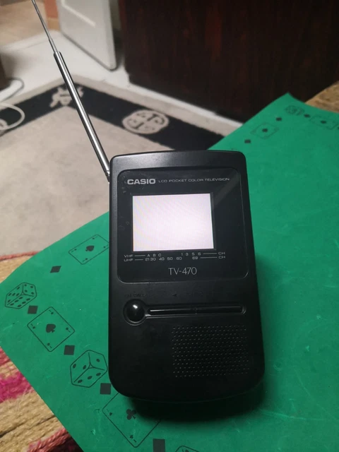 CASIO TV-470 -LCD Pocket Color Télévision - vintage- année 90 EUR 22,00 ...