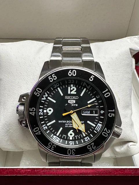 SEIKO 5 AUTOMATIC Map Meter £174.69 - PicClick UK