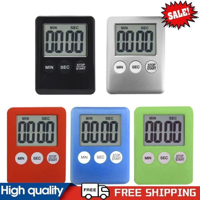 LCD DIGITAL KITCHEN Timer Digital Stopwatch Timer Ultra Thin for ...