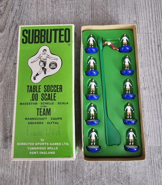 VINTAGE SUBBUTEO LEEDS United 1St Boxed Team C100 Box £19.99 - PicClick UK
