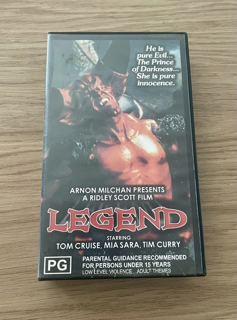 RIDLEY SCOTT’S LEGEND VHS Cassette Tom Cruise Pre Owned VGC FREE POST £ ...