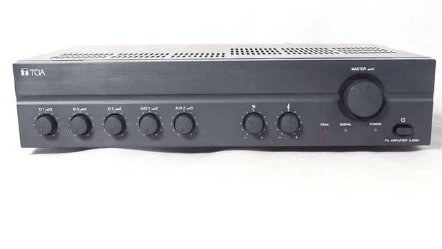 TOA A-2060 P.A. Mixer Amplifier. 60w. 4ohm or 100/70v. £49.95 - PicClick UK