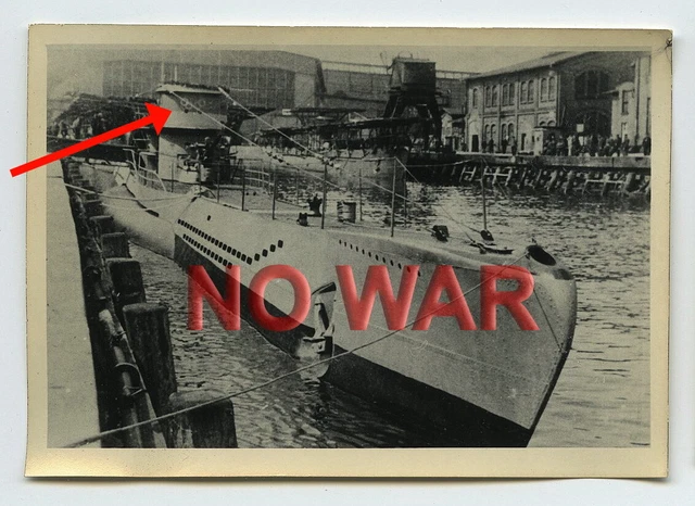 WWII GERMAN WAR PHOTO KRIEGSMARINE U-BOOT / U-BOAT U-23 WITH EMBLEM on ...