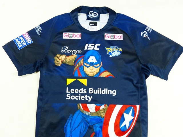 LEEDS RHINOS ISC Rugby League Special Shirt (Xxxl) Jersey Top Trikot ...