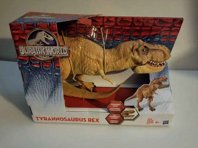 2015 HASBRO JURASSIC World Chomping Jaws Tyrannosaurus Rex T-Rex Neuf ...