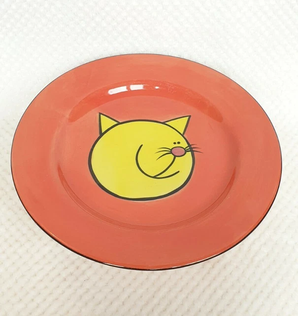 RARE 2006 WHITTARD Of Chelsea Bouncing Pig Design Cat Side Plate 20cm £ ...