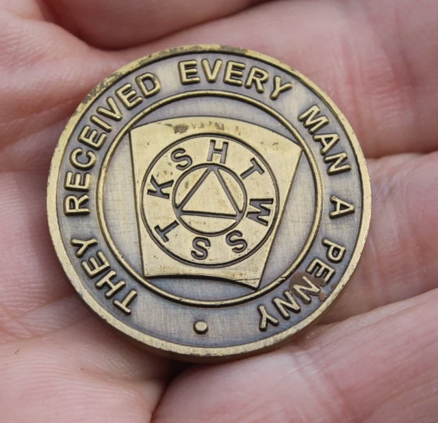 SCOTLAND MASONIC TOKEN - St. Andrew Lodge No. 126 - Scottish Penny Coin ...