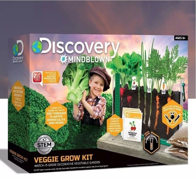 DISCOVERY KIDS MIND Blown DIY Vegetable Garden Veggie Grow Kit £28.30 ...